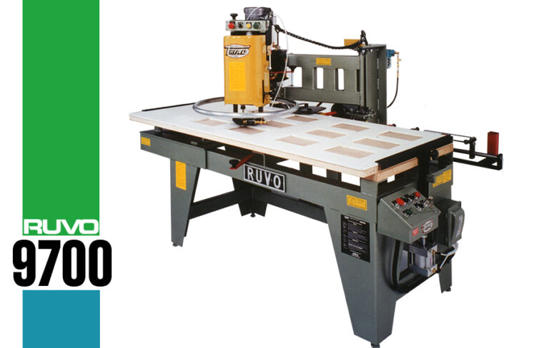 RUVO 9700 Versatile Door Lite Cutter - Ruvo Door Machines